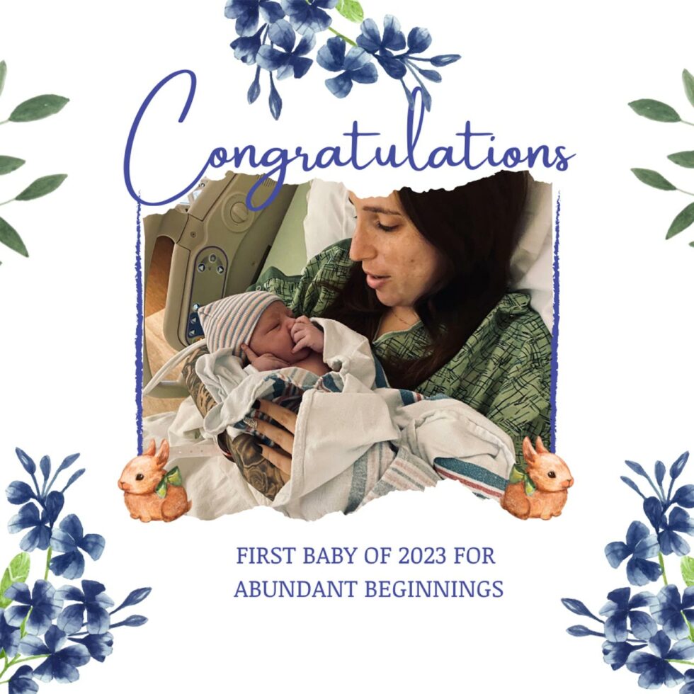 Kiara’s Journey, the First Baby of 2023! - Abundant Beginnings Company